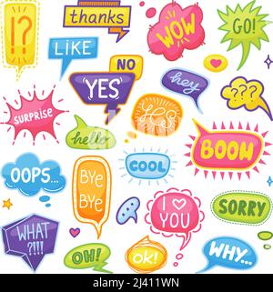 Chat text box. Empty messages template. Vector dialig interface. Mobile ...