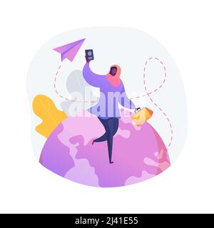 Emigration abstract concept vector illustration Stock Vector Image ...