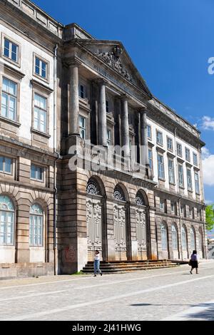 Facade of the University of Porto, Portugal Stock Photo - Alamy
