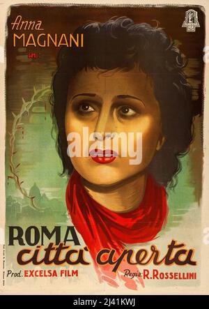 Roberto Rossellini, Anna Magnani Roma, città aperta Rome, Open City ...