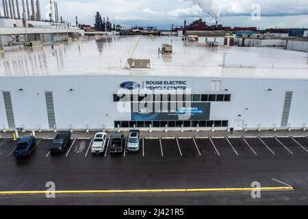 Ford River Rouge Complex, EV F-150 Lightning factory , Ford Motor ...