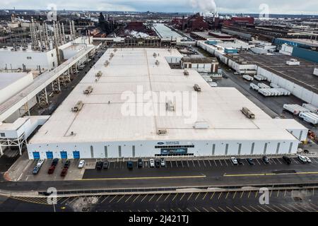 Ford River Rouge Complex, EV F-150 Lightning factory , Ford Motor ...