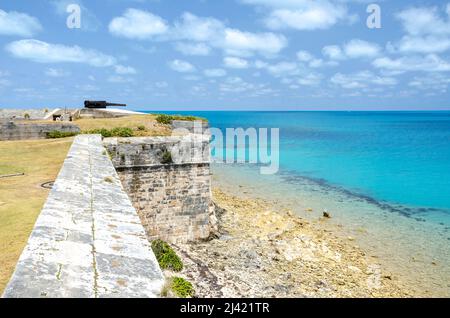 National Museum of Bermuda in an Oceanside fortress. Next to Royal Navy ...