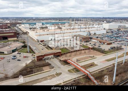 Ford River Rouge Complex, EV F-150 Lightning factory , Ford Motor ...