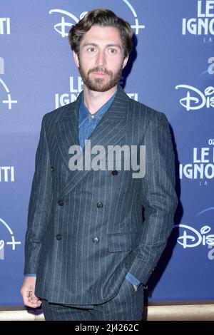Jacopo Rampini attends the red carpet of the Disney series Le fate ...