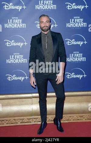 Luca Pontillo attends the red carpet of the Disney series Le fate ...
