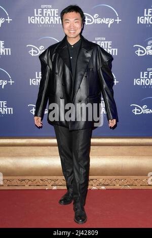 Shi Yang Shi attends the red carpet of the Disney series Le fate ...