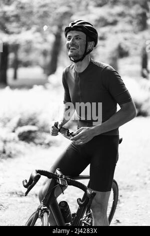 photo of happy caucasian man wear white shirt. man wearing casual style. bearded man in casual ...