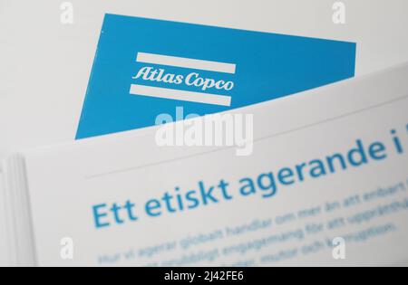 Atlas Copco annual report. Text about the company's ethical conduct ...