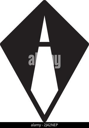 Abstract geometric kite shape, vector modern and contemporary design in ...