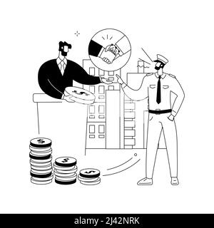 Political corruption abstract concept vector illustration Stock Vector ...
