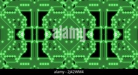 Glowing circuits for your sci-fi projects, cyber circuits, cyberpunk ...