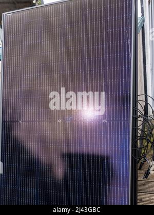 Solar panel. Eco innovation alternative energy source Stock Photo - Alamy