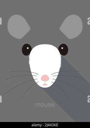 Cute mouse face Stock Vector Image & Art - Alamy