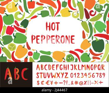 Mexican font of vector alphabet letters and numbers. Mexico ethnic type ...