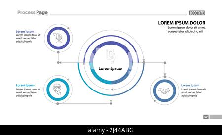 Infographic Flow Chart Slide Template Stock Vector Image & Art - Alamy