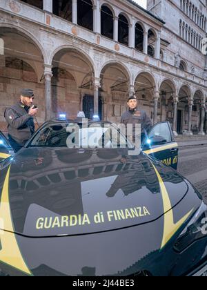 IRs Guardia di Finanza tax police force officer and patrol in Piazza ...