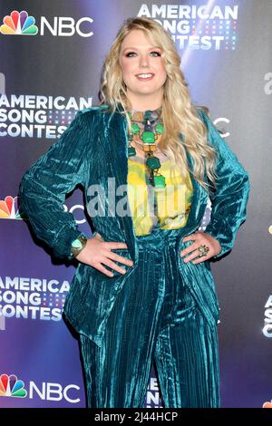 LOS ANGELES - APR 11: Alexis Cunningham at the American Song Contest ...