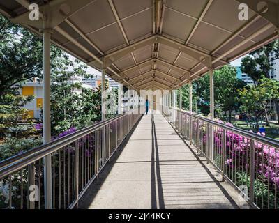 HDB Sheltered Walkway Stock Photo - Alamy