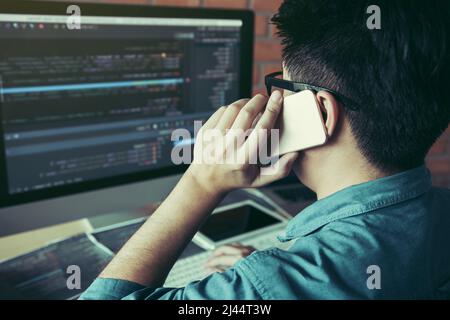 Software developers are busy making systems and calling partners to ...