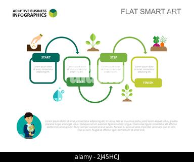 Start business process diagram infographics vector illustration Stock ...