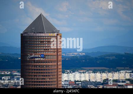 La Part-Dieu tower, Radisson Hotel, Lyon, France Stock Photo - Alamy