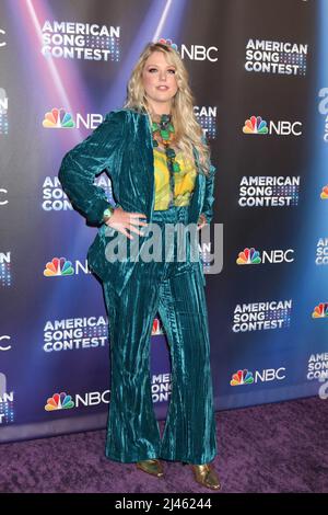 LOS ANGELES - APR 11: Alexis Cunningham at the American Song Contest ...