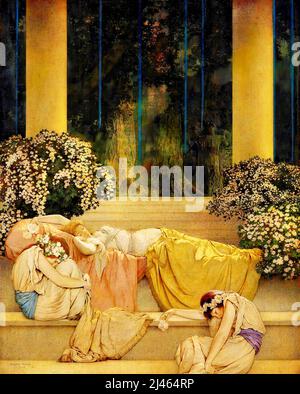 The Sleeping Beauty in the Wood Illustration published in "Les contes ...