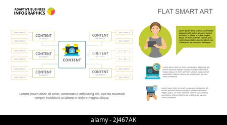 E-mail Concept Mind Map Slide Template Stock Vector Image & Art - Alamy