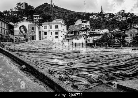 Zaruma, city collapsed , illegal mining, Ecuador Stock Photo - Alamy