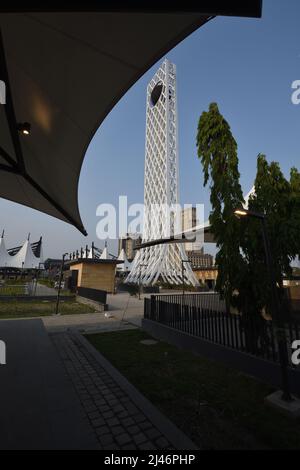 Biswa Bangla Tower of the Biswa Bangla Mela Prangan or revamped Milan ...