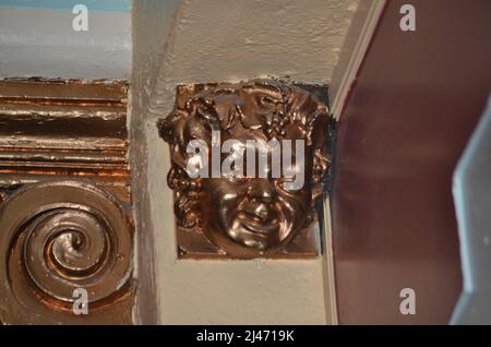 Small smiling cherubs decorate the historic and ornate Somerville ...