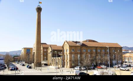Old sugar factory in Vic, Barcelona, Catalunya, Spain, Europe Stock ...