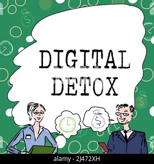 Writing displaying text Digital Detox. Internet Concept Free of ...
