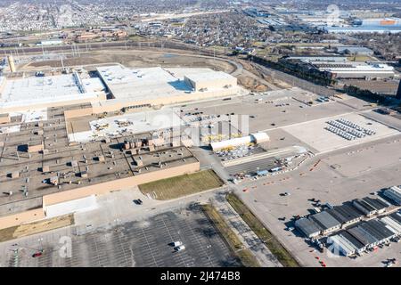 New GMC Hummer EV parked at GM Factory ZERO, Detroit-Hamtramck Assembly ...