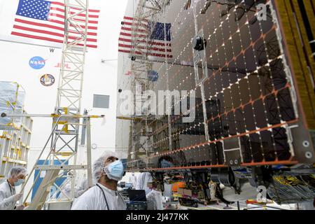 NASA Psyche Spacecraft in Clean Room Stock Photo - Alamy