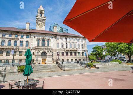 The Worcester City Hall on the Worcester Common in Worcester ...