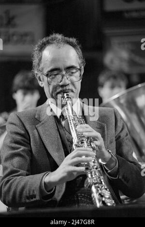 English musician Art Themen performing at the Royal Albert Hall, London ...