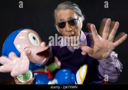 Manga artist Motoo Abiko, better know as Fujiko A Fujio, or one half of ...