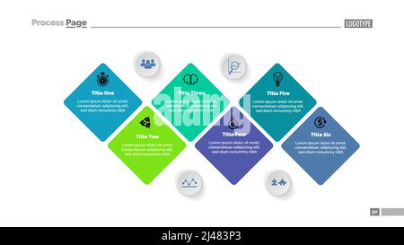 Six Phases Management Slide Template Stock Vector Image & Art - Alamy