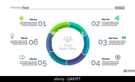 Six Phases Management Slide Template Stock Vector Image & Art - Alamy