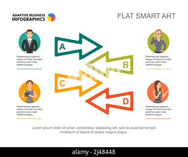 Collaboration infographic chart design template Stock Vector Image ...