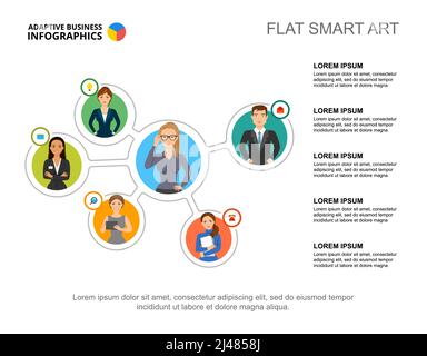 Collaboration infographic chart design template Stock Vector Image ...