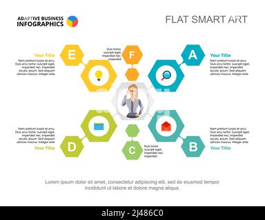 Six Management Elements Slide Template Stock Vector Image & Art - Alamy