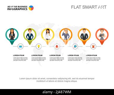 Five elements project process chart template for presentation Stock Vector Image & Art - Alamy