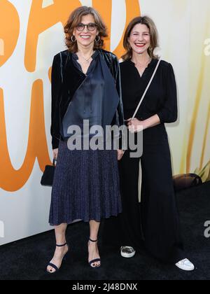 Dreamworks Animation president Margie Cohn poses with her husband Peter ...