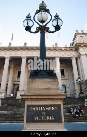 Melbourne Victoria Australia State Parliament House Stock Photo - Alamy