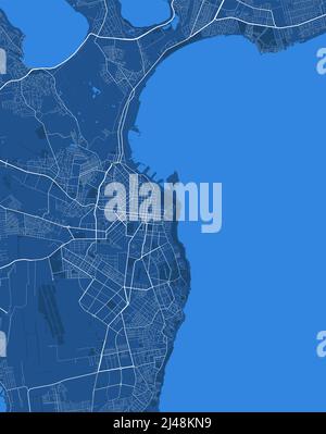 Odesa vector map. Detailed map of Odessa city administrative area ...