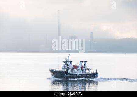 Spit Bank Lighthouse, Cobh, County Cork, Ireland Stock Photo - Alamy