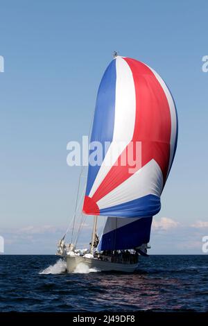 Dutch Navy Ketch Urania at the start of the 2017 Tall Ships race Stock ...